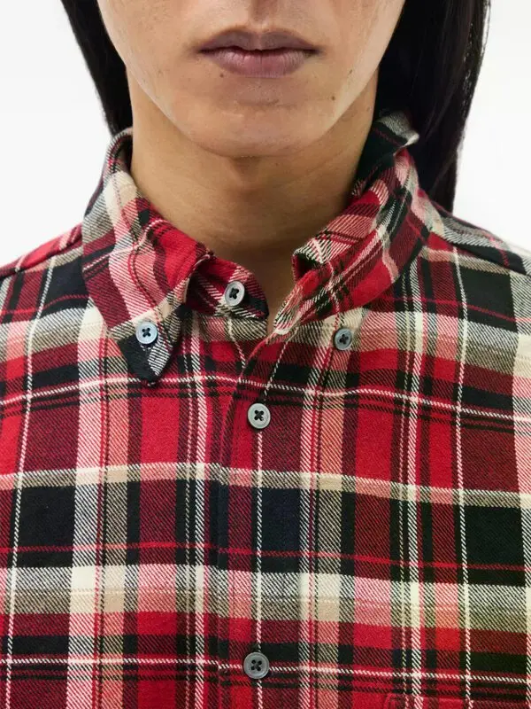 ANN DEMEULEMEESTER Check-print Shirt