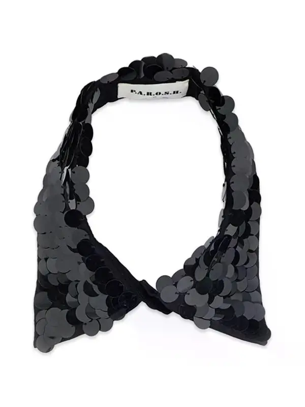 P.a.r.o.s.h Embellished Collar - Black