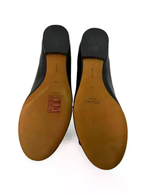 Celine 2010-2020s Bow Detail Ballet Flats