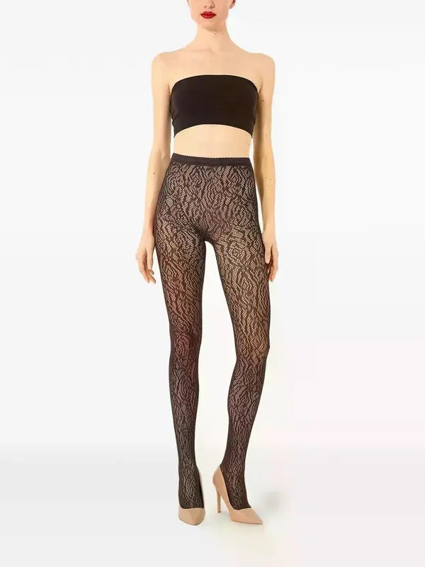 Wolford Lace-effect Tights