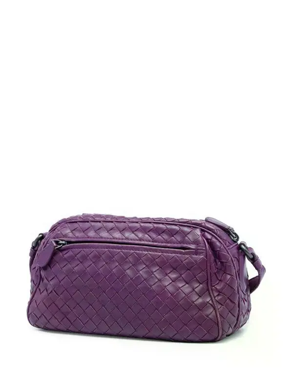 Bottega Veneta Intrecciato Nappa Camera Bag - Purple