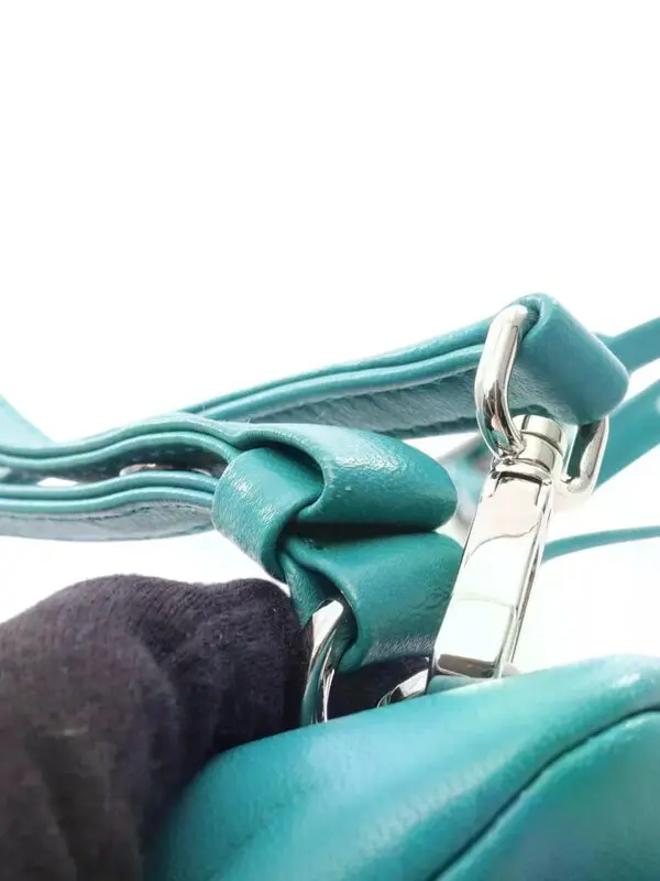 Prada 2022 Nappa Padded Signaux Triangle Satchel