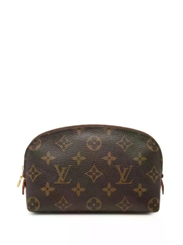 LOUIS VUITTON 2003 Monogram Cosmetic Pm Pouch - Brown