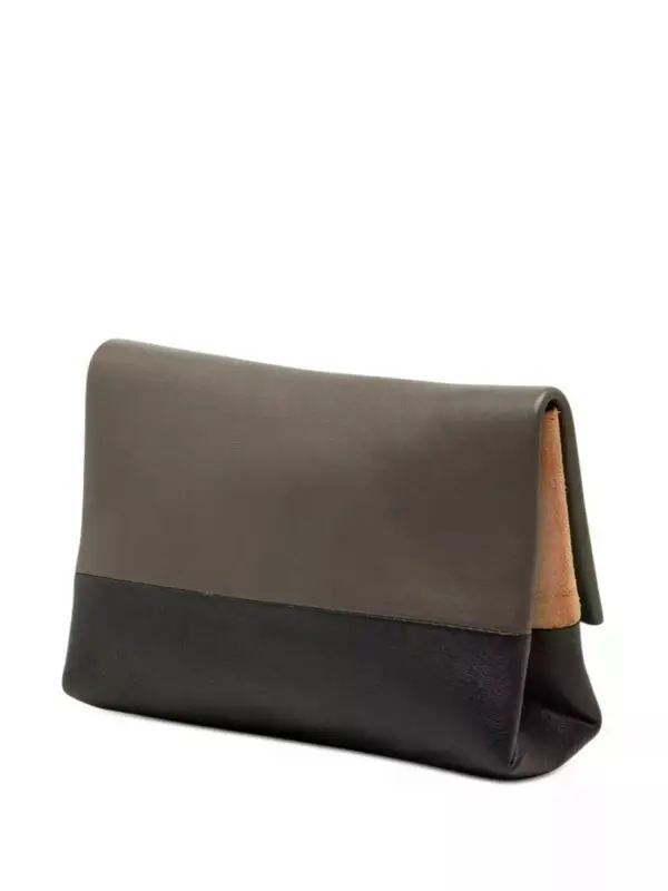 Celine 2013-2026 Bicolor Leather All Soft Pouch - Brown