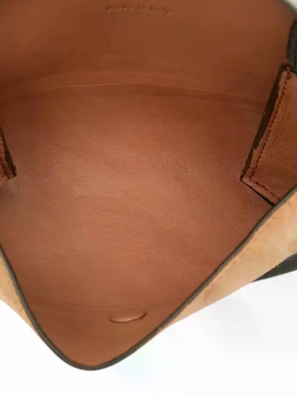Celine 2013-2026 Bicolor Leather All Soft Pouch - Brown