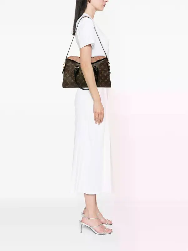 LOUIS VUITTON 2018 Monogram Tuileries Satchel - Brown
