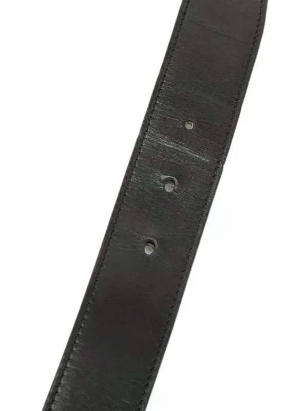 Hermès 2007 Box Calf And Togo Leather H Plate Reversible Belt