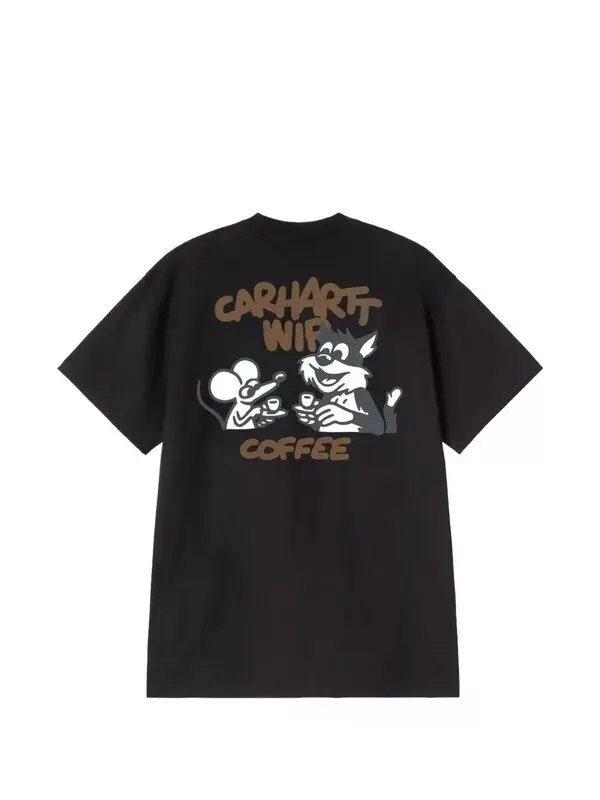 Carhartt Work In Progress Coffee Break Graphic-print T-shirt - Black