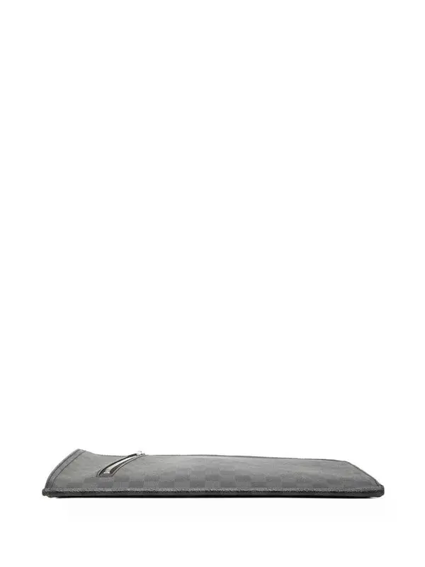 LOUIS VUITTON 2013 Damier Graphite Poche Documents Portfolio Clutch Bag