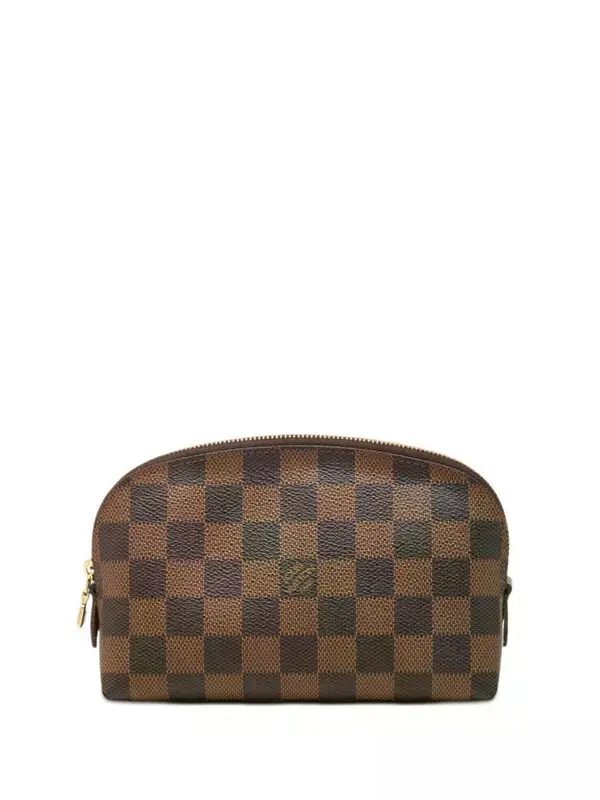 LOUIS VUITTON 2010 Damier Ebene Cosmetic Pm Pouch - Brown