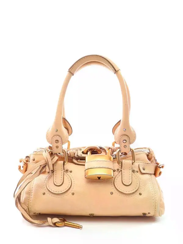 Chloé 2010-2026 Mini Leather Paddington Handbag - Neutrals