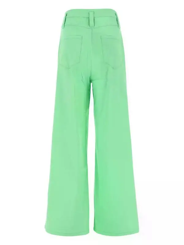 ROTATE BY BIRGER CHRISTENSEN Wide-leg Trousers - Green