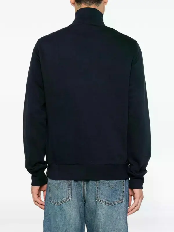 Paul Smith Zebra-patch Zip-up Sweatshirt