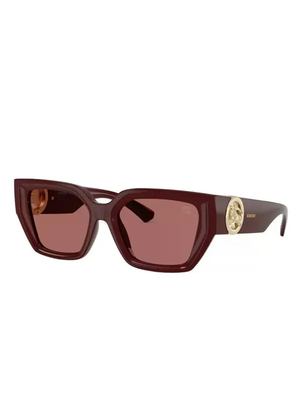 Burberry Geometric-frame Sunglasses - Red