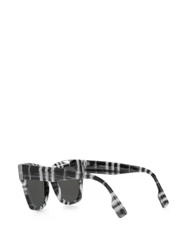 Burberry Check Square-frame Sunglasses