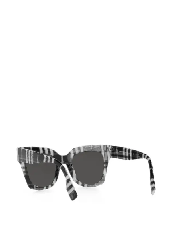 Burberry Check Square-frame Sunglasses