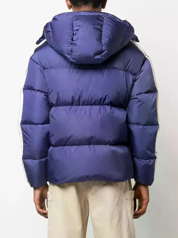 Palm Angels Logo-print Hooded Track Down Jacket
