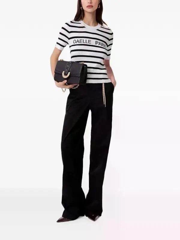 GAELLE PARIS Straight-fit Trousers