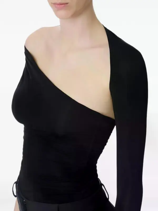 Elisabetta Franchi Asymmetric Ruched Top