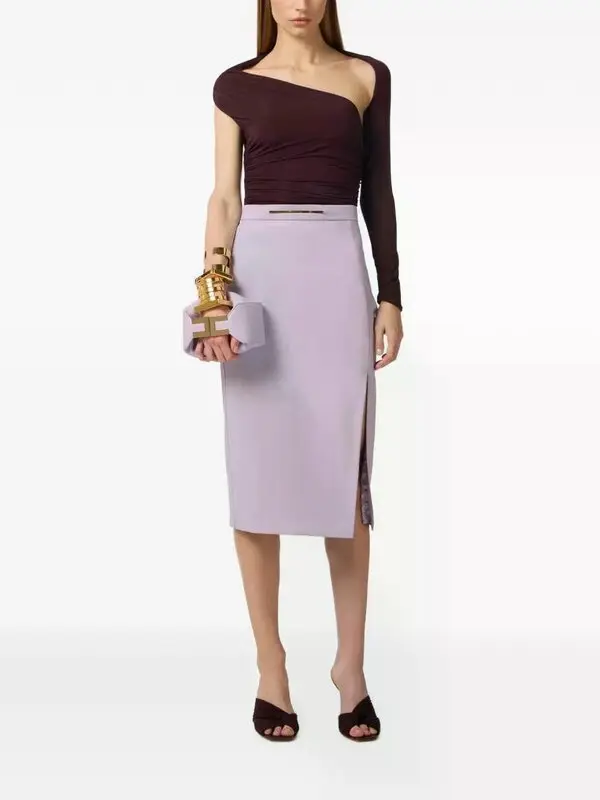 Elisabetta Franchi Asymmetric Ruched Top