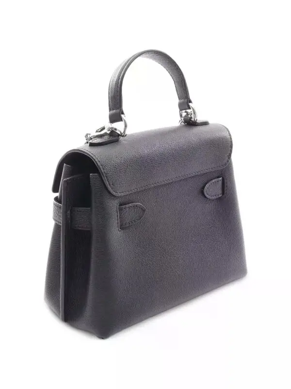 LOUIS VUITTON 2010s Mini Lockme Ever Handbag - Black
