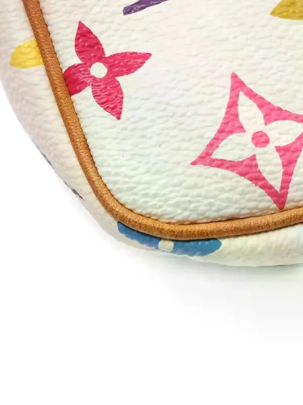 LOUIS VUITTON X Murakami 2003 Monogram Pochette Clutch Bag