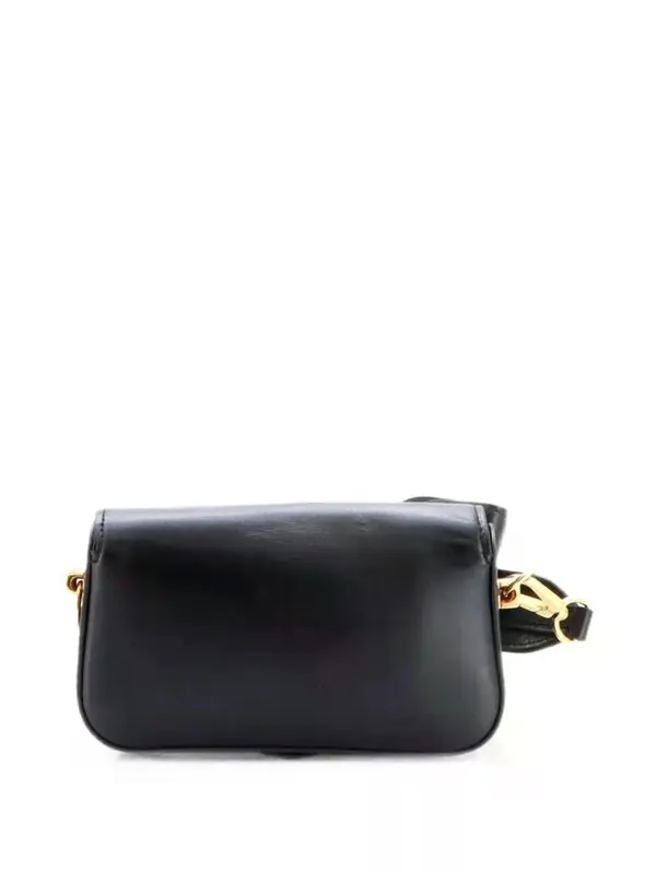 LOUIS VUITTON Officier Pouch Leather Crossbody Bag - Black