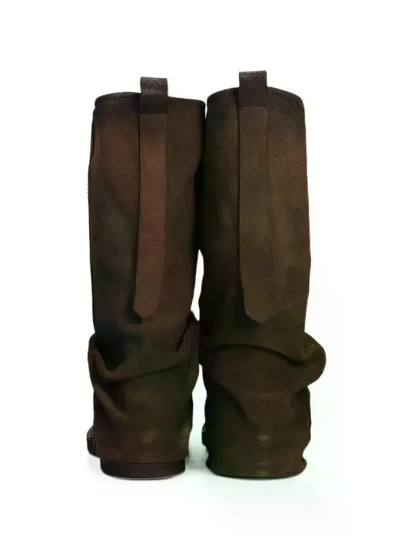 METISSE Slouchy-effect Distressed-finish Boots