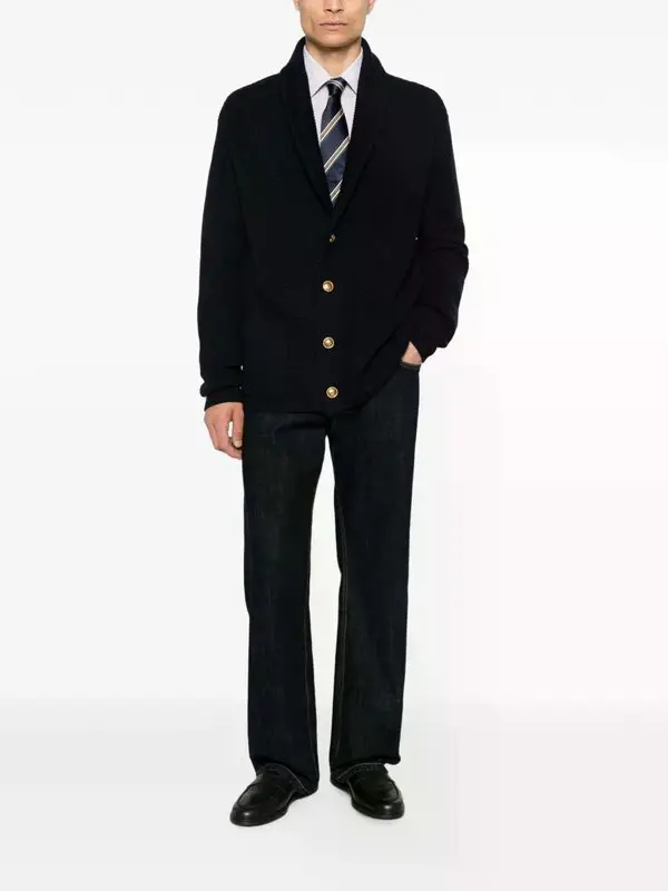 Valentino Garavani Shawl-collar Cardigan - Blue