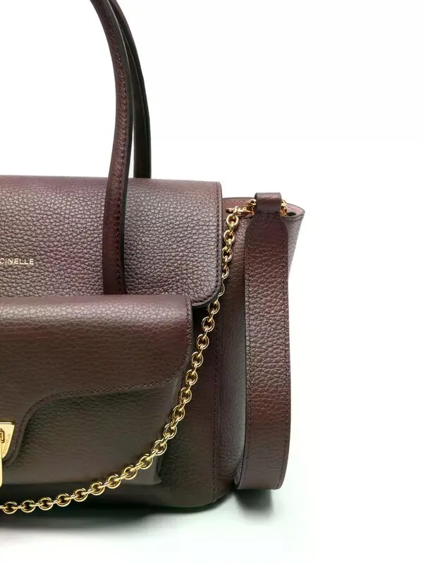 COCCINELLE Leather Tote Bag - Red