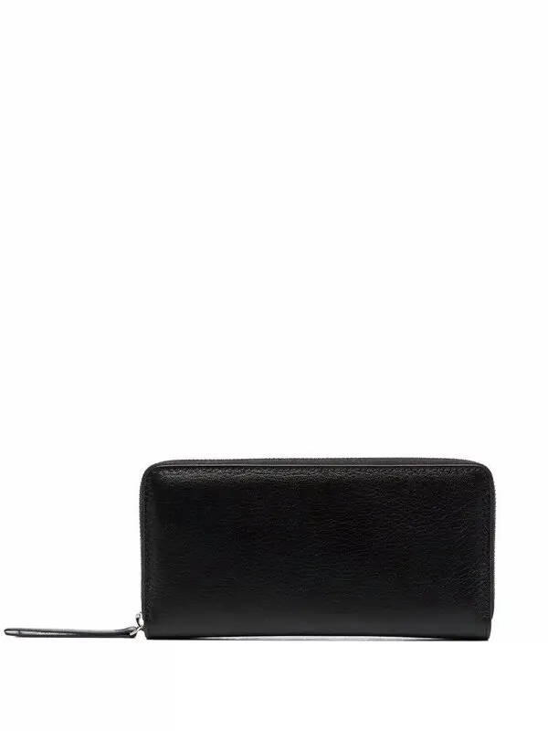 MAISON MARGIELA Numbers-patch Leather Wallet - Black