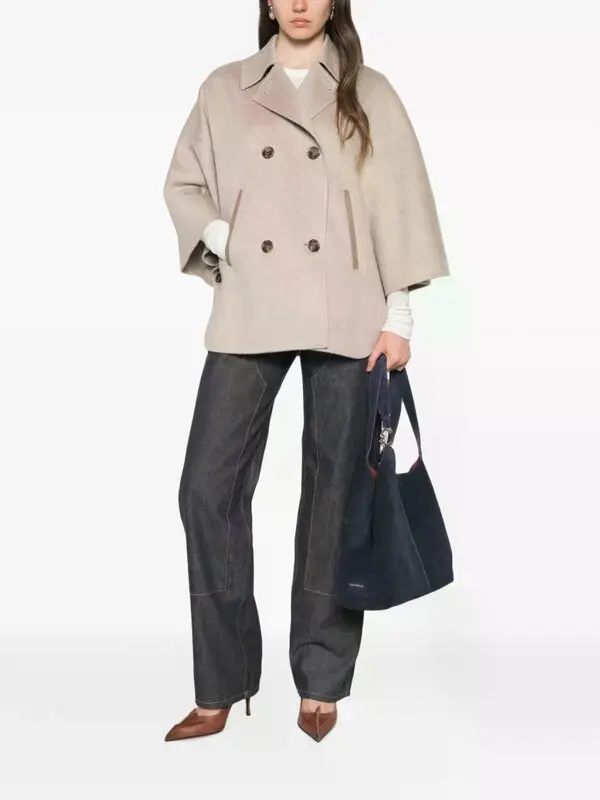 Max Mara Double-breasted Cape