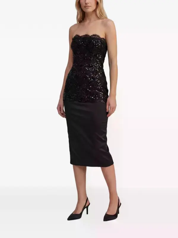 GENNY Sequinned Midi Dress