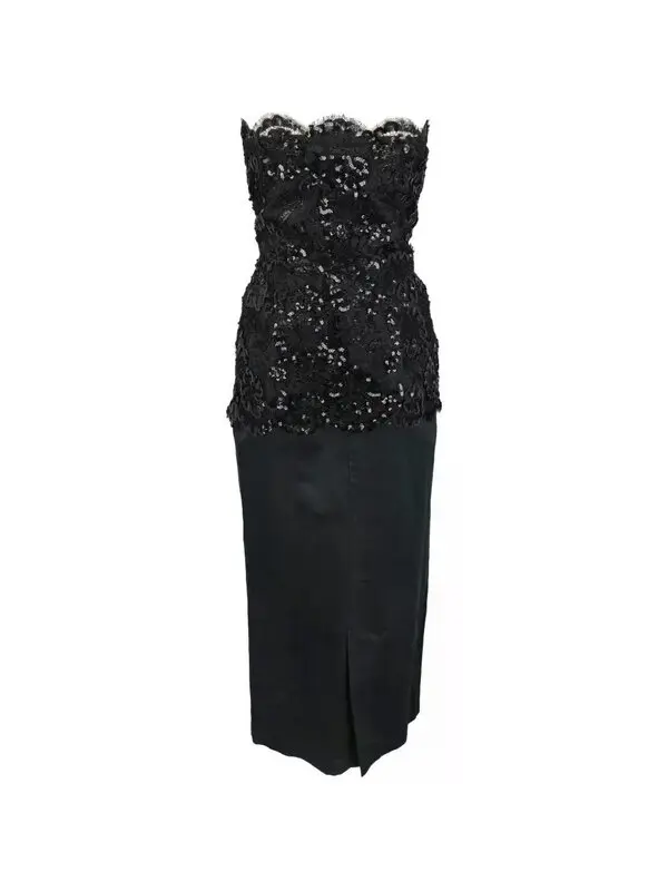 GENNY Sequinned Midi Dress
