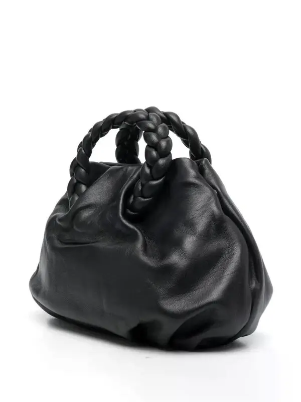 Hereu Small Bombon Leather Tote Bag - Black