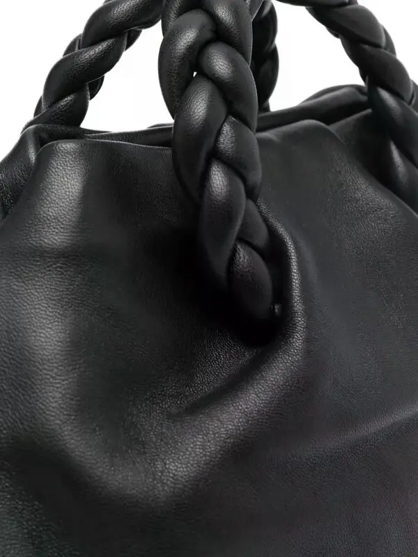 Hereu Small Bombon Leather Tote Bag - Black