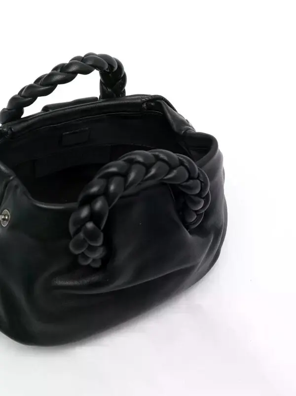 Hereu Small Bombon Leather Tote Bag - Black