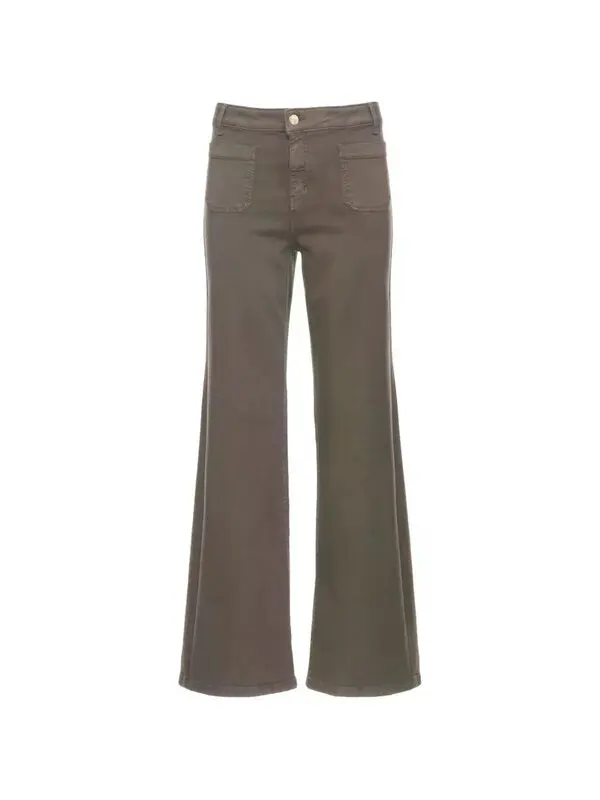 EMME Emmbaschi Patch-pocket Wide-leg Jeans