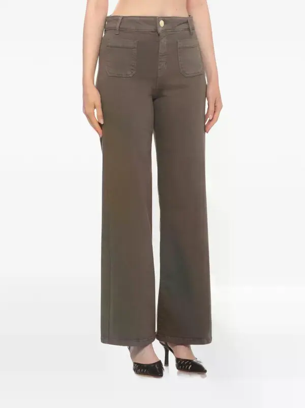 EMME Emmbaschi Patch-pocket Wide-leg Jeans