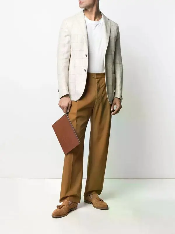 Corneliani Check-pattern Single-breasted Blazer
