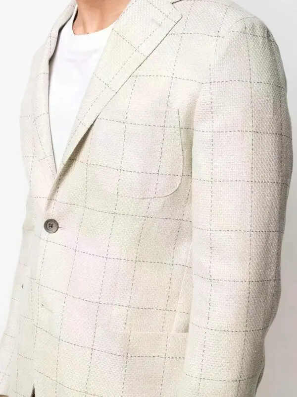 Corneliani Check-pattern Single-breasted Blazer