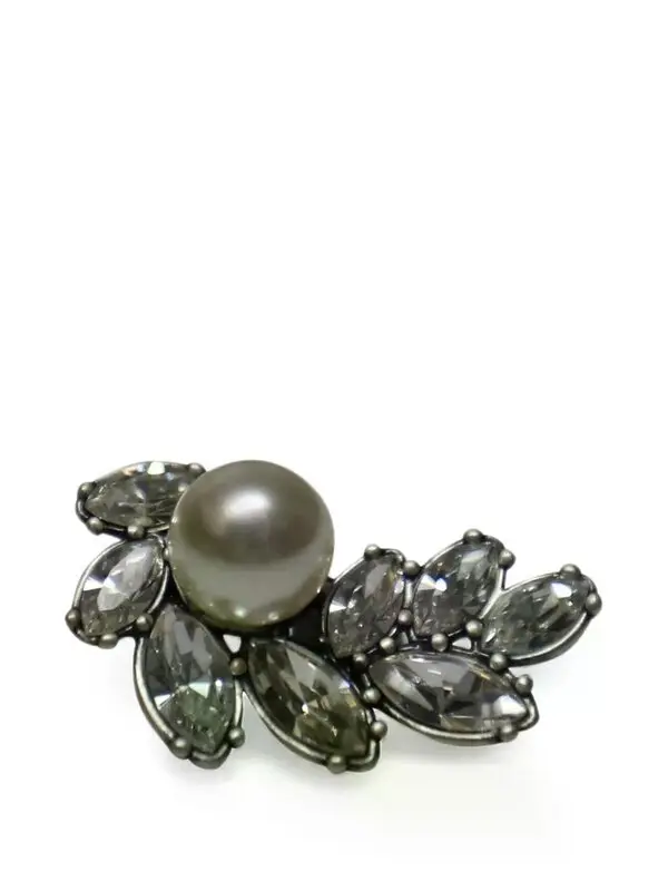 Tory Burch Clustered Crystal Pearl Earrings