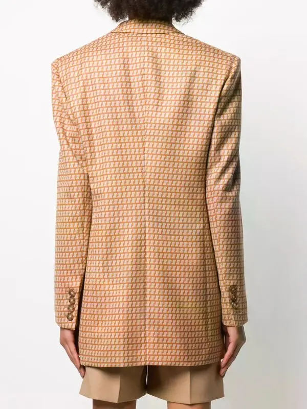 Stella McCartney Abstract Pattern Single-breasted Blazer