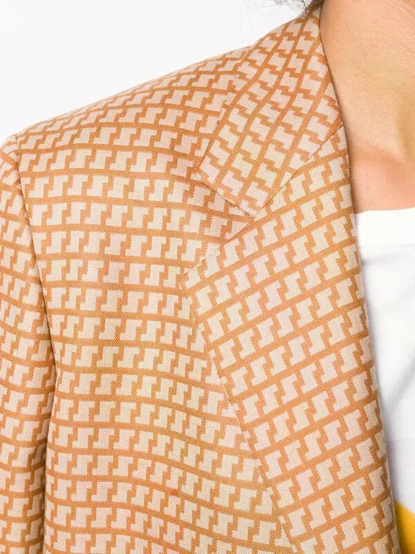 Stella McCartney Abstract Pattern Single-breasted Blazer