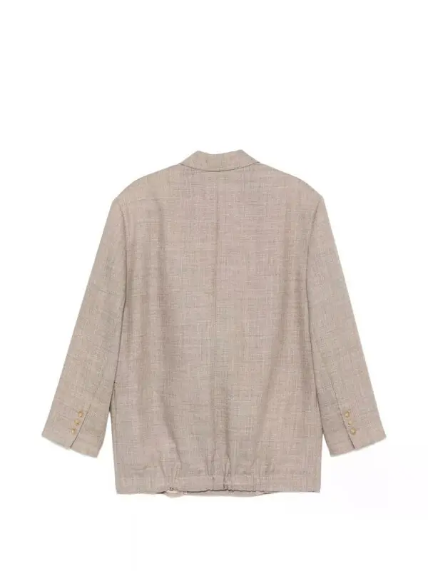 ALYSI Single-breasted Notched-lapels Jacket
