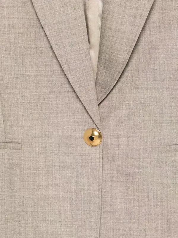 ALYSI Single-breasted Notched-lapels Jacket