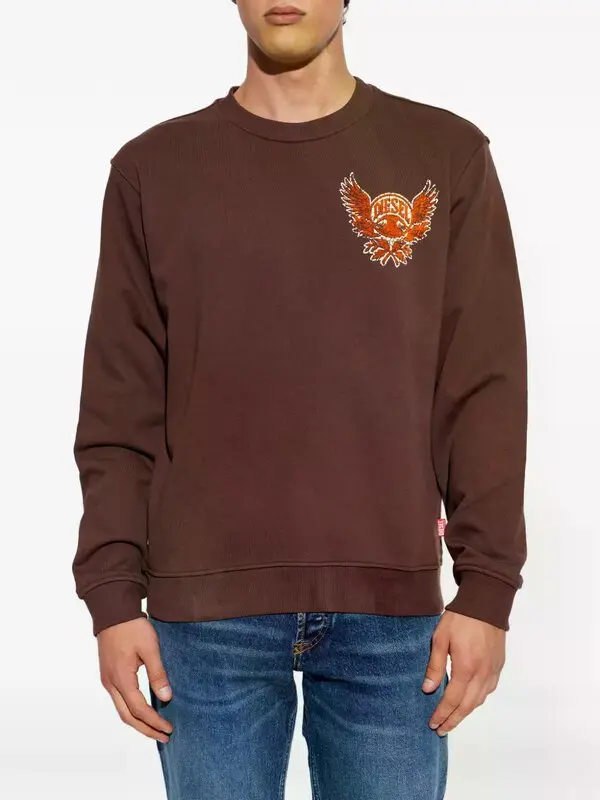 DIESEL® S-norm-aa2 Eagle-print Sweatshirt