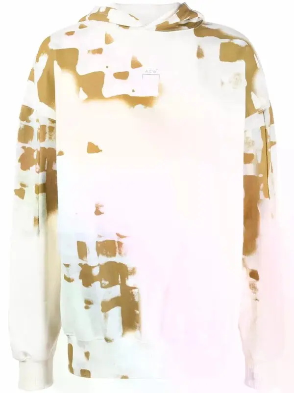 A-COLD-WALL* Faded-print Hoodie - White