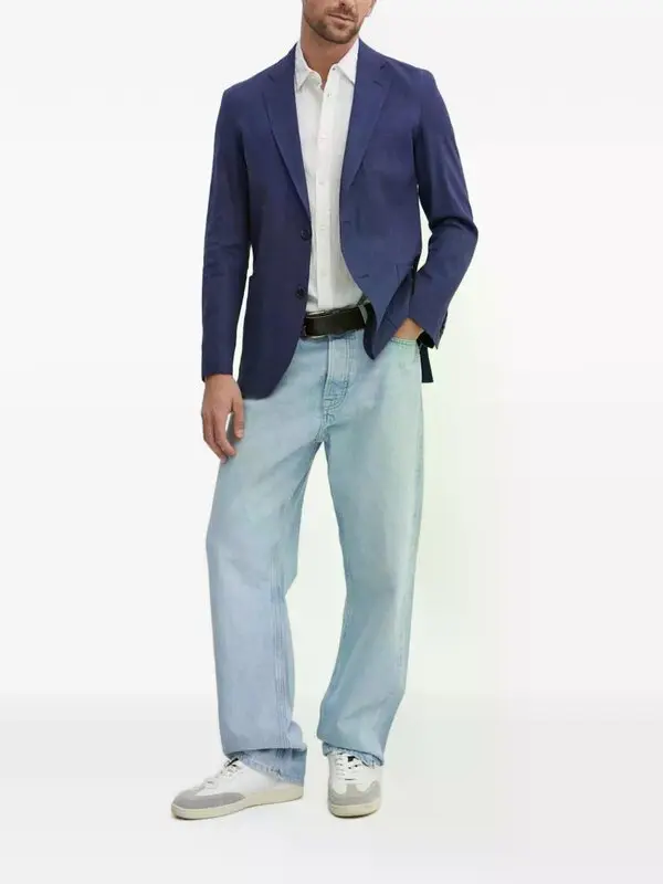 BENETTON Short-sleeve Linen Shirt