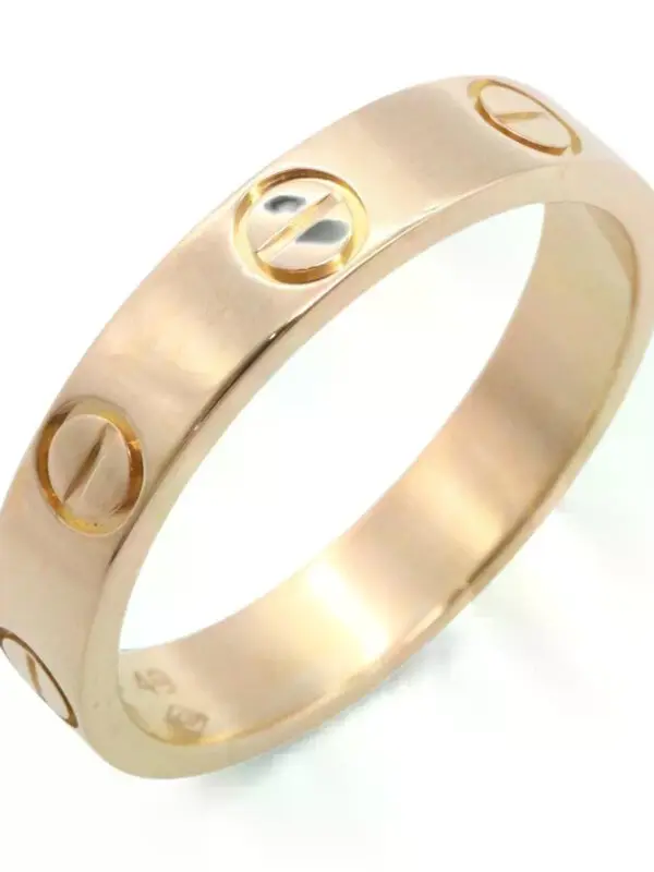Cartier 18k Rose Gold Love Ring - Pink